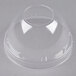 Choice 9 oz., 12 oz., 16 oz., 20 oz., 24 oz. Clear PET Dome Lid with 2 ...