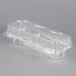 Polar Pak 2341 3 Compartment Clear Jumbo Muffin Takeout Container - 10/Pack