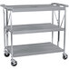 Gray Utility Cart with Wheels - Sold at WebstaurantStore