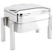 Eastern Tabletop 3974S Jazz Swing 6 Qt. Stainless Steel Square Chafer ...