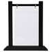 Menu Solutions WFT4S-A 4" x 6" Black Wood Flip Top Table Tent with ...
