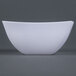 Fineline 116-WH Wavetrends 16 oz. White Plastic Bowl - 80/Case