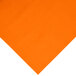 Creative Converting 013021 100' Sunkissed Orange Disposable Plastic ...