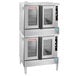 Vulcan VC44GD-NAT Natural Gas Double Deck Full Size Gas Convection Oven ...