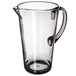 Carlisle MIN544318 Mingle 74 oz. Smoke Tritan Plastic Pitcher - 4/Case