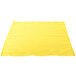 Intedge Yellow 100% Polyester Cloth Napkins, 18" x 18" - 12/Pack