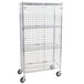 Regency NSF Mobile Chrome Wire Security Cage Kit - 24" x 36" x 69"