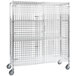 Regency NSF Mobile Chrome Wire Security Cage Kit - 24" x 60" x 69"