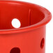 Steril-Sil RP-25-RED Red Perforated Plastic Flatware Cylinder
