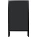 Aarco BA-1B 42" x 24" Black Aluminum A-Frame Sign Board with Black ...