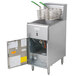 Dean SR114E Super Runner Economy 40 lb. Electric Floor Fryer - 240V, 3 ...