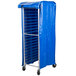 Regency 63" Blue 12 Mil Vinyl Bun Pan Rack Cover
