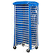 Regency 63" Blue 12 Mil Vinyl Bun Pan Rack Cover