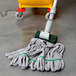 Unger SmartColor 11 oz. Microfiber String Mop Head Kit with Mop Handle ...