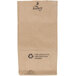 Duro 3 lb. Brown Paper Bag - 500/Bundle