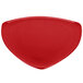 GET TP-12-RSP Red Sensation 12" Triangular Melamine Plate - 12/Case