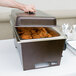 Sterno Full Size Copper Vein Stackable Chafer with Lid and Full Size Pan