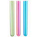 Choice 5 5/8" Neon Test Tube Shot / Shooter with Assorted Colors - 100/Pack