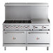CPG 6 Burner Commercial Stove (Natural Gas) w/ Griddle & Double Oven