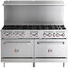 10 Burner Commercial Range w/ 2 Ovens (Natural Gas, 60")