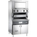 Vulcan VBB1BF-NAT Natural Gas Upright Ceramic Broiler with Cabinet Base ...