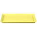 MFG Tray 334001 1520 12" x 18" Yellow Fiberglass Supreme Display Tray