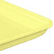 MFG Tray 335001 1520 9" x 18" Yellow Fiberglass Supreme Display Tray