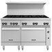 Vulcan 60SC-10BN Endurance Natural Gas 10 Burner 60" Range with 1 ...