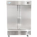 Commercial Stainless Steel Upright Freezer | Avantco SS-2F-HC 54" Two ...