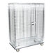 Metro SEC55LC Chrome Mobile Heavy Duty Wire Security Cabinet - 50 1/2 ...