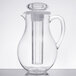 Tablecraft 328 3 Qt. Polycarbonate Pitcher with Ice Core
