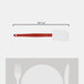 Rubbermaid FG1963000000 13 1/2" Red High Temperature Silicone Spatula