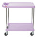 Metro myCart MY2030-24AP Purple Utility Cart with Two Shelves and ...