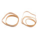 Universal UNV00154 Beige #54 Rubber Band, 1 lb. Length Assortment