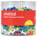 Universal UNV31314 3/8" Plastic Push Pin in Assorted Rainbow Colors ...