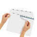 Avery® 11446 Index Maker 5-Tab Divider Set with Clear Label Strip - 25/Box