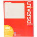 Universal UNV12113 Letter Size File Folder - Standard Height with 1/3 ...