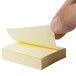 Universal UNV35662 1 3/8" x 1 7/8" Yellow Self-Stick Note - 12/Pack