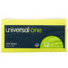 Universal UNV35612 3" x 3" Assorted Neon Color Self-Stick Note - 12/Pack