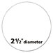 Avery® 22830 2 1/2" True Print White Glossy Round Print-to-the-Edge ...