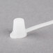 Tablecraft C100TC White Squeeze Bottle Tethered Caps - 12/Pack