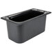 Carlisle CM110203 Coldmaster 1/3 Size Black Cold ABS Plastic Food Pan ...