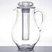 Tablecraft 328 3 Qt. Polycarbonate Pitcher with Ice Core