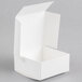 2 1/2" x 2 1/2" x 1 1/8" 1-Piece White Candy Box - 250/Case