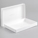 9 3/8" x 6" x 1 1/8" 2-Piece 1 lb. White Candy Box - 250/Case