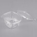 6 oz. Deli Container | Genpak AD06 6 oz. Clear Hinged Deli Container ...