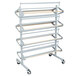 Bulman R370 36" Horizontal Tower 8 Roll Standard Paper Rack - Unassembled