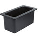 Carlisle CM110203 Coldmaster 1/3 Size Black Cold ABS Plastic Food Pan ...