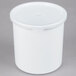 Carlisle Classic 1.2 Qt. White Round SAN Plastic Crock with Lid