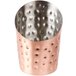 American Metalcraft FFCCH45 12 oz. Hammered Copper Plated Angled French ...